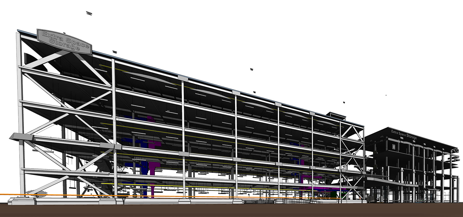 3d Structure Mep Bim Model Commercial Revit Modeling By United Bim United Bim