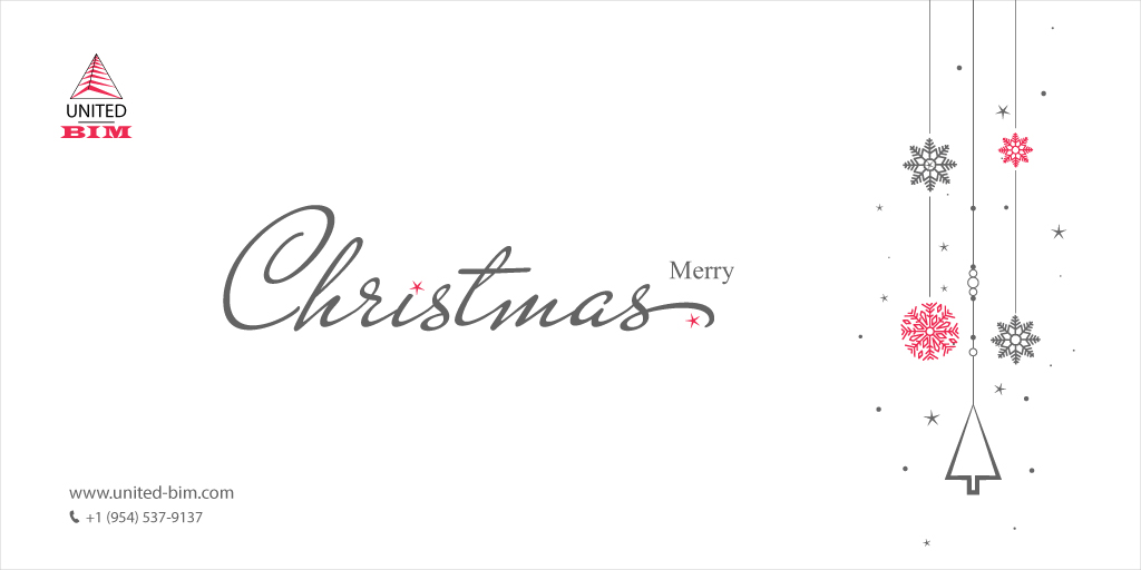 Merry Christmas- Holiday wishes by United-BIM | United-BIM
