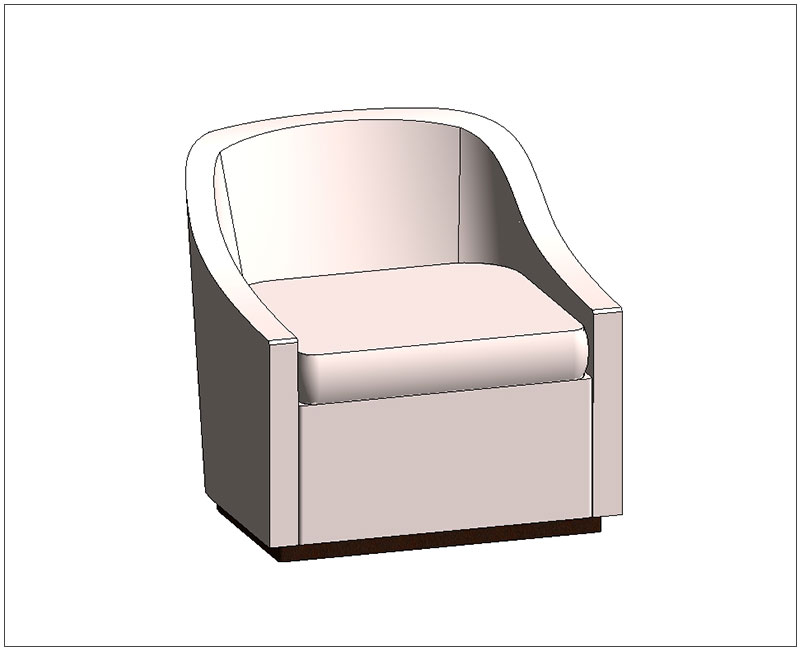 GR-105_LOUNGE-CHAIR-@-GUESTROOM-Revit-Family-Creation-Services | United-BIM GR-105_LOUNGE-CHAIR-@-GUESTROOM-Revit-Family-Creation-Services | United-BIM